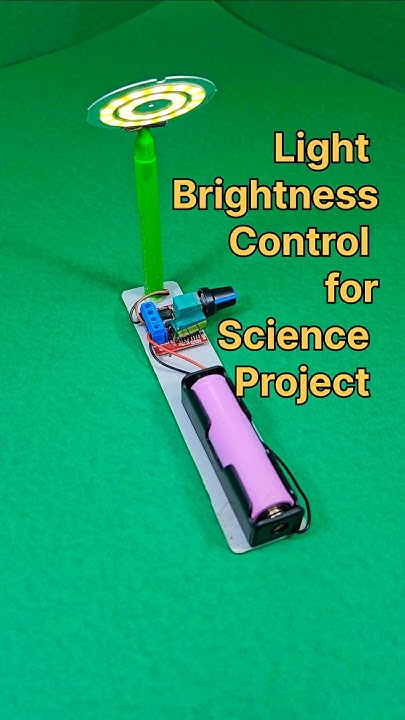 Light Brightness Control for Science Project 💡 Working Model on Light # ...