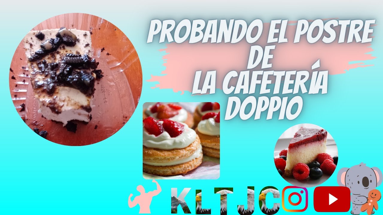 Probando el postre de Doppio - YouTube