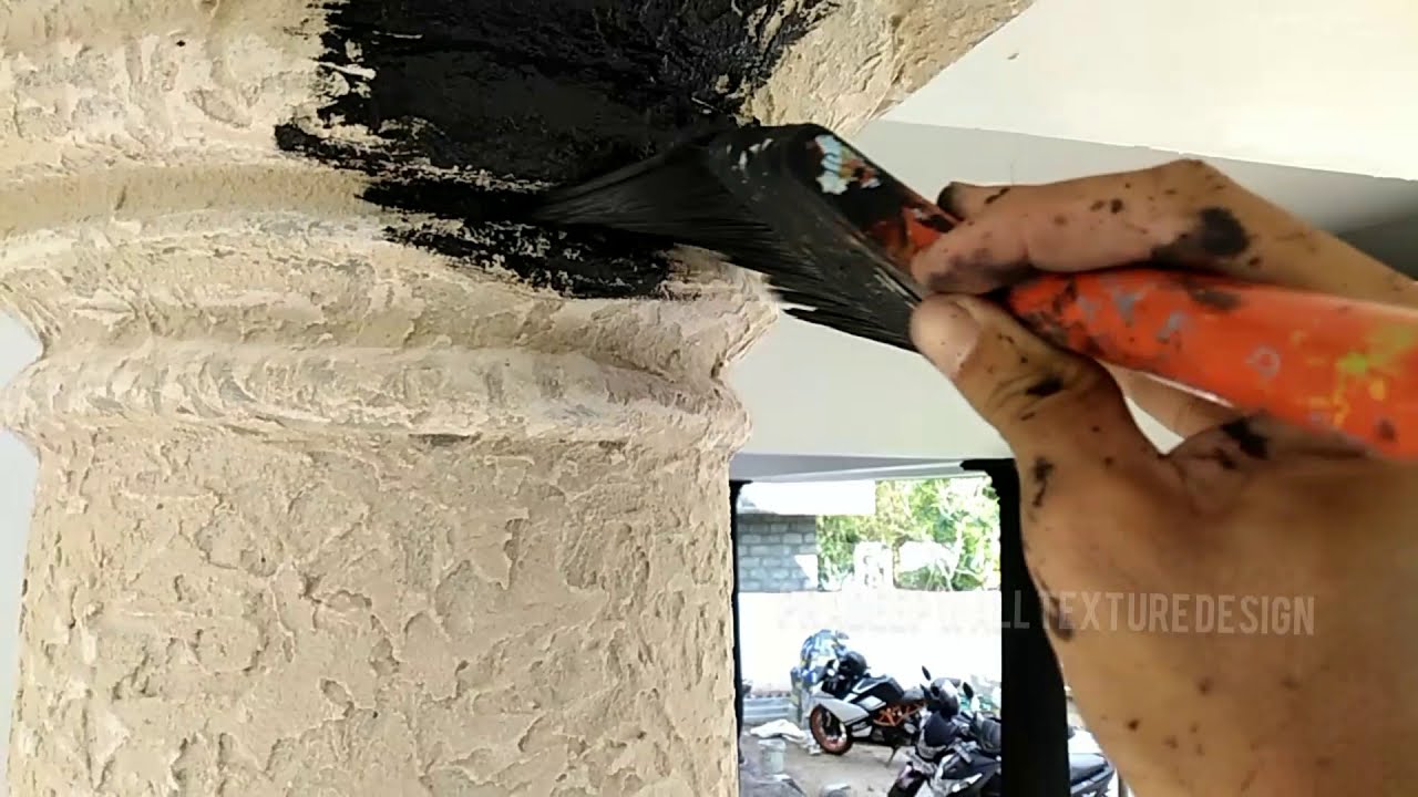 How to build a beautiful 3D piller Texture design in your home.Hand ...