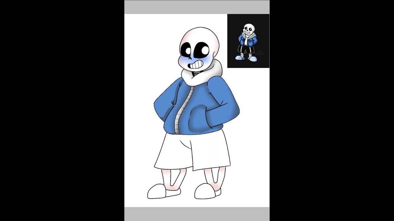 Sans Speedpaint (Undertale) - Smol Skele - YouTube