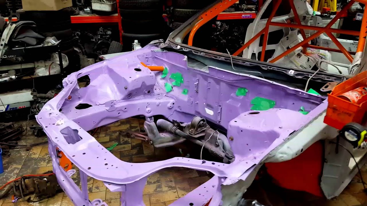 Honda Civic EK Hatch race car build - YouTube
