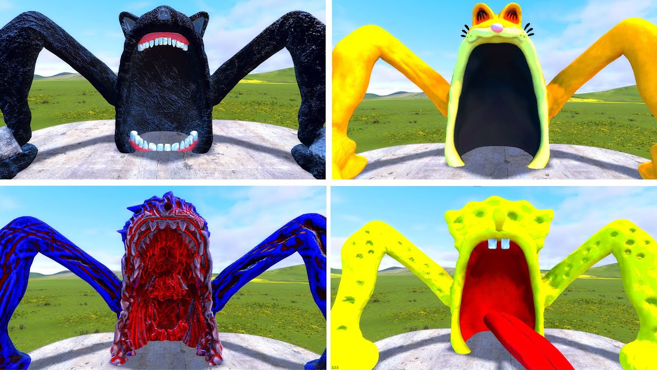 NEW ALL SEA EATER MONSTERS IN Garry's Mod - YouTube