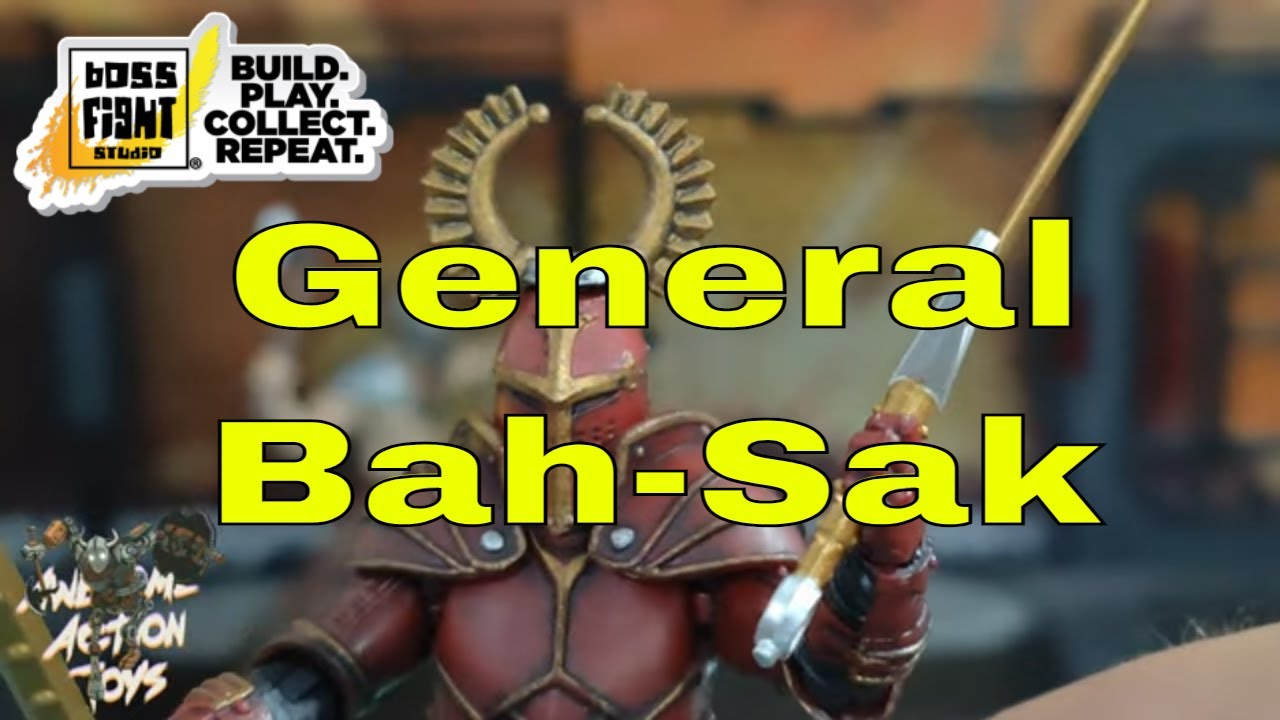 Boss Fight Studio Vitruvian Hacks General Bah-Sak 1:18 scale action ...