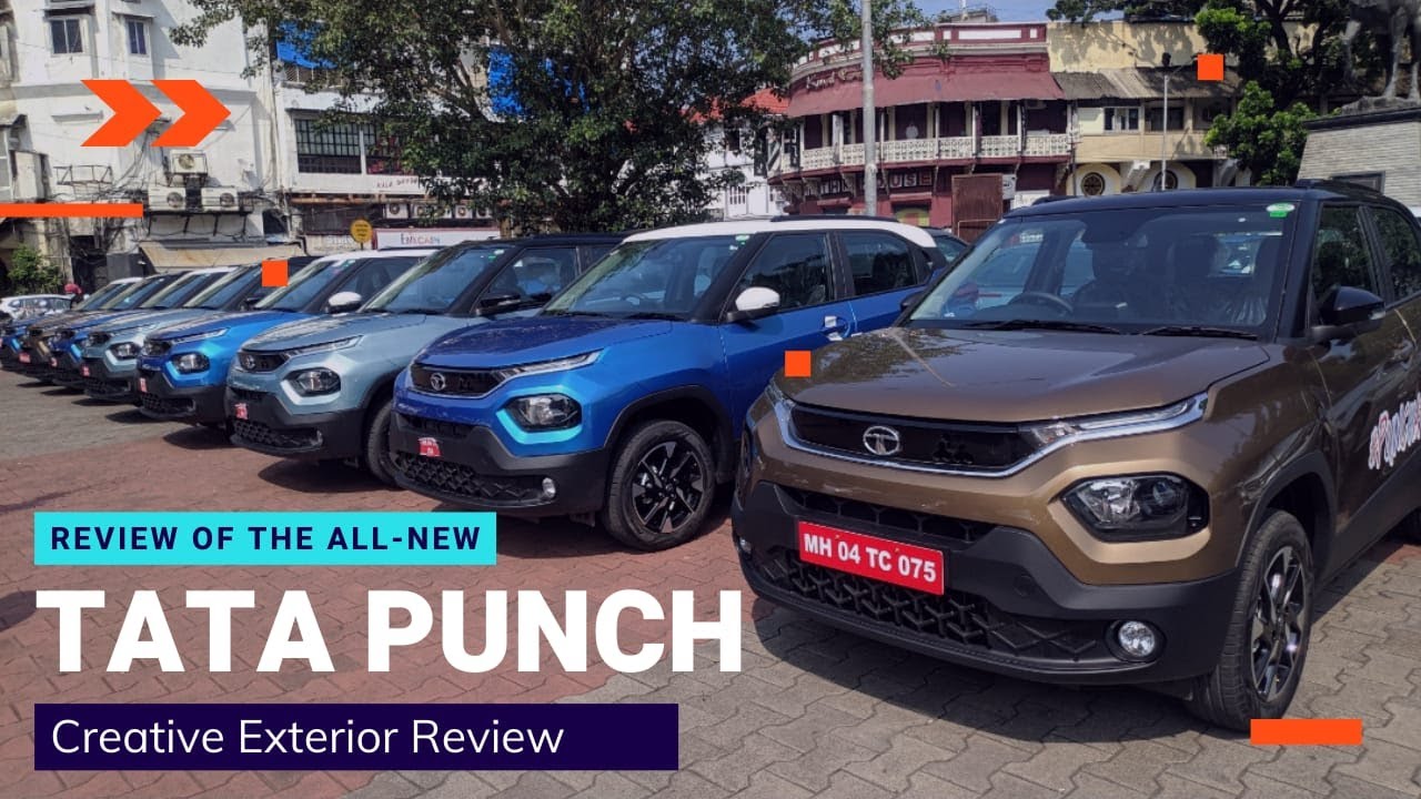 Tata Punch Creative Full Exterior Walkaround Review - YouTube