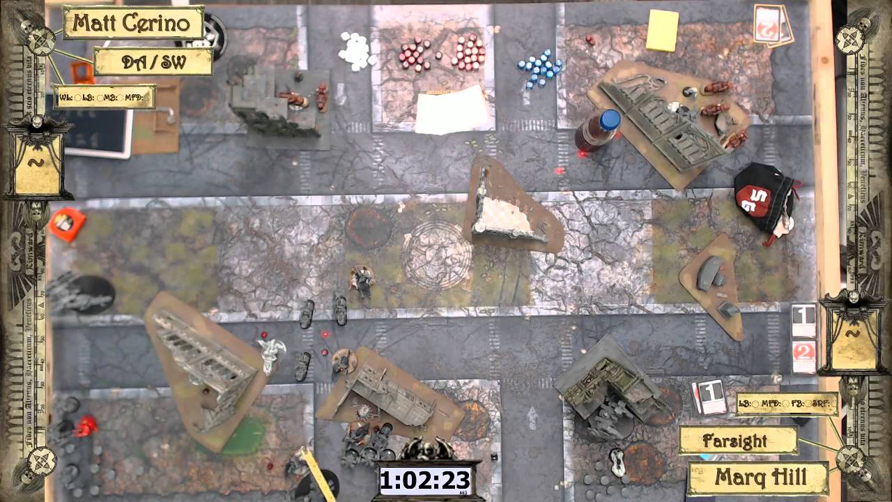 TSG Gamecast 7.39: Dark Angels/Space Wolves (Cerino) vs Tau (Marq ...