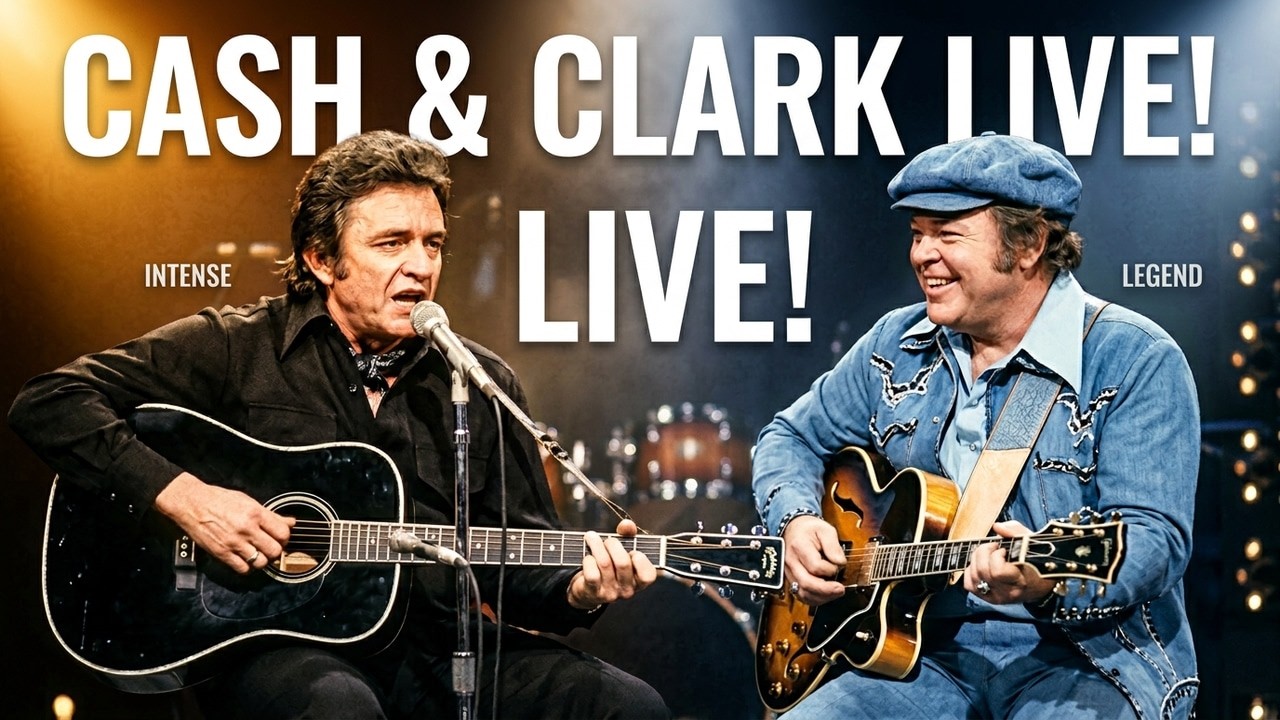 Johnny Cash And Roy Clark Rock Island Line Live - YouTube
