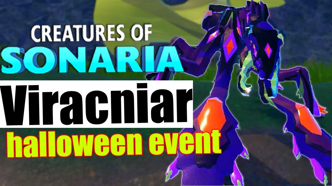 NEW Spider creature! Viracniar | Halloween Creatures Of Sonaria ...