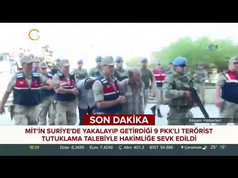 9 PKK'lı terörist, tutuklanma talebiyle nöbetçi hakimliğe sevk edildi