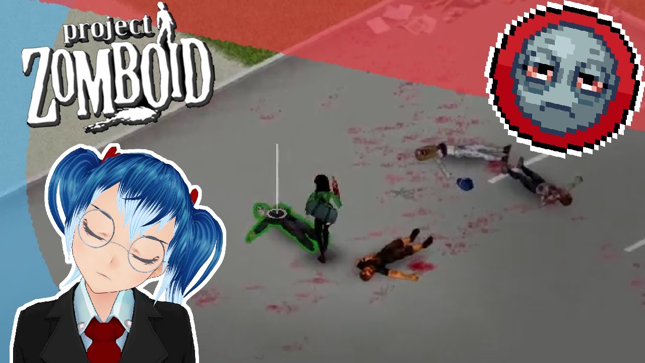 Facing zombies while DANGEROUSLY tired | Project Zomboid - YouTube