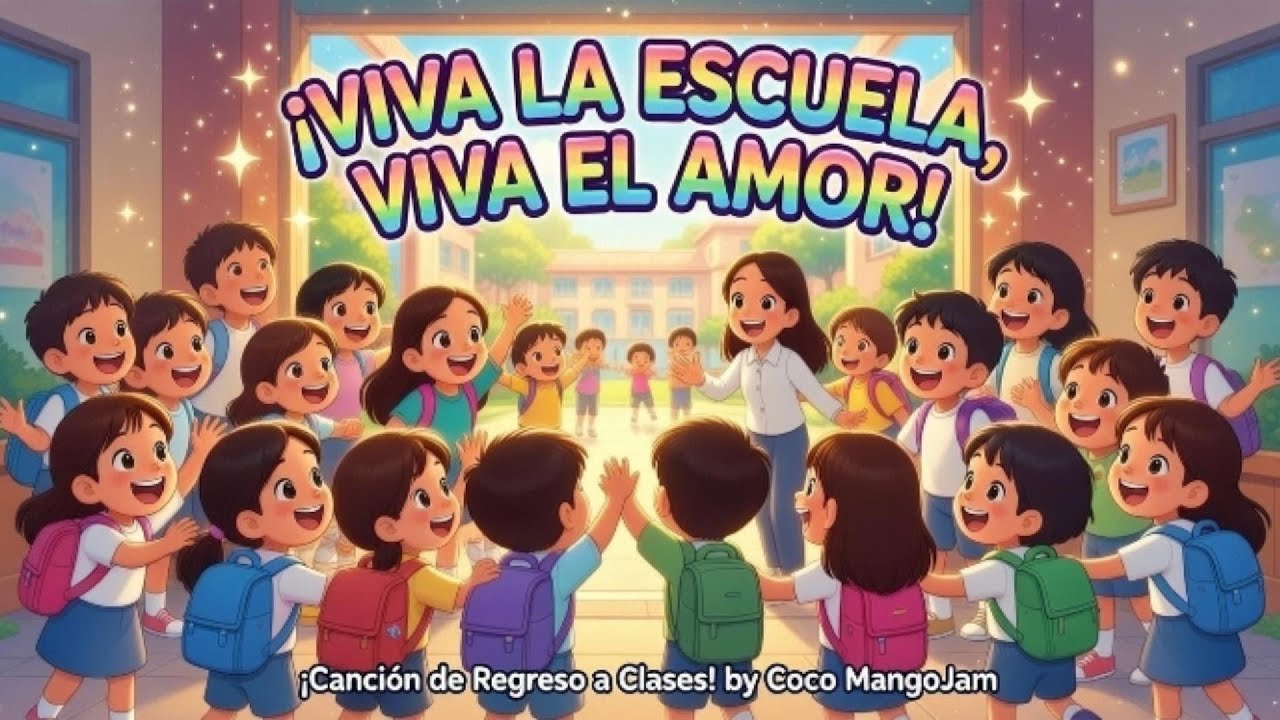 ¡Viva la Escuela, Viva el Amor! 🎒🎶 | Canción Infantil de Regreso a ...