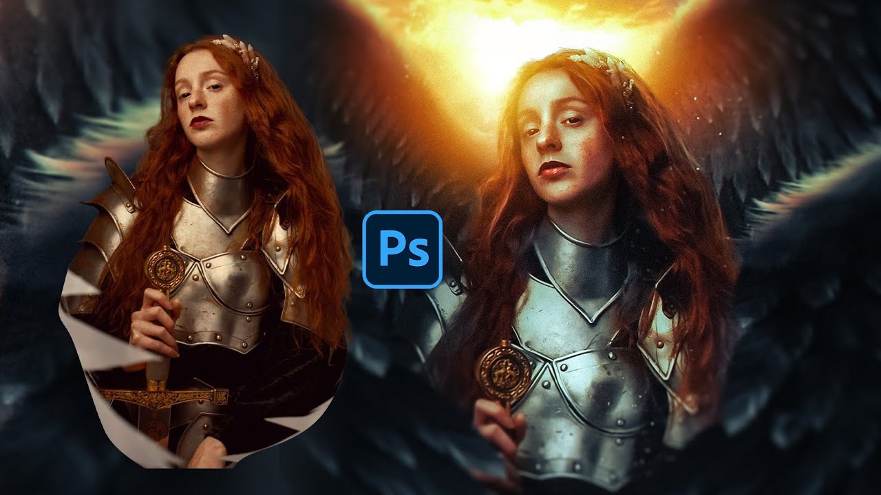 Master the Art of Angel Gabriel Photo Manipulation Techniques - YouTube