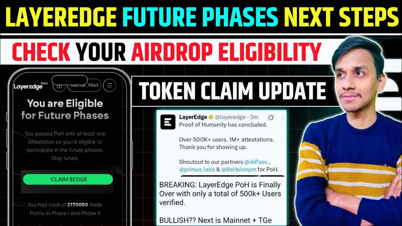 Layeredge Airdrop Future Phases | Layeredge Airdrop Eligibility Chek | Layeredge Listing Tge ...