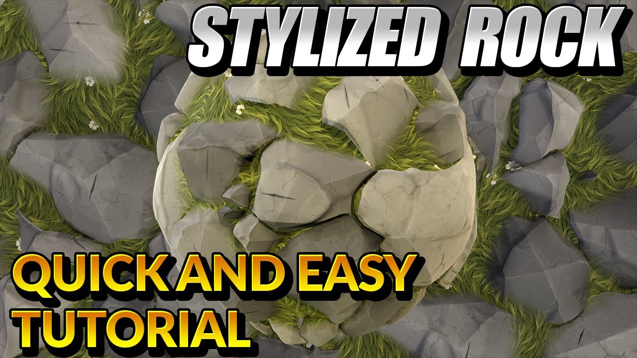 Easy Stylized Rock Material in Substance Designer #1 - YouTube