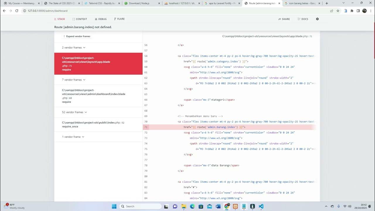 Cara Menambah Menu dan Tabel Baru pada Project CRUDS Laravel 10 dan Tailwind CSS - YouTube