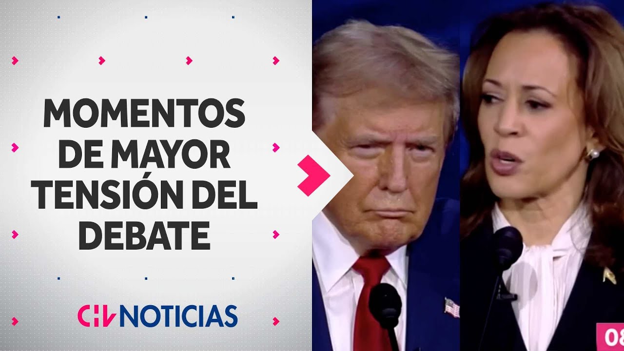 TENSO DEBATE entre Kamala Harris y Donald Trump, marcado por ...