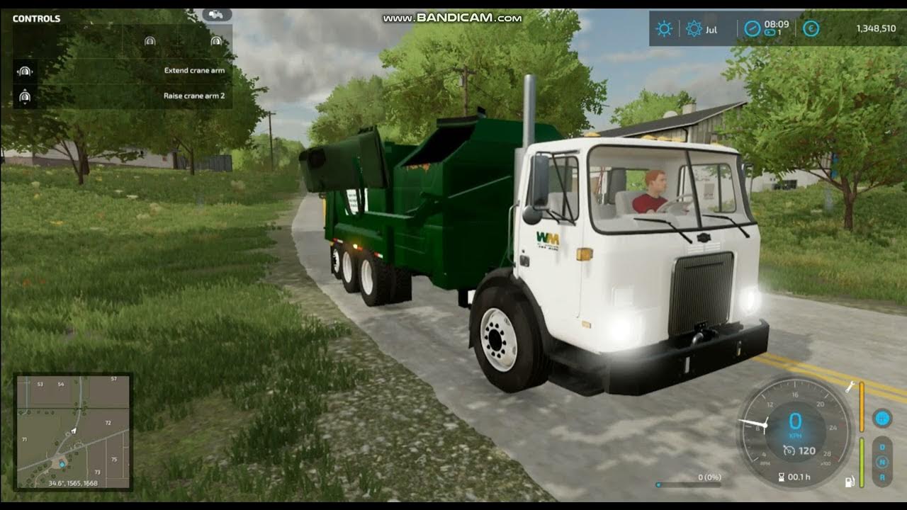 Waste Management Autocar WX64 Heil DuraPack Python (FS22) - YouTube