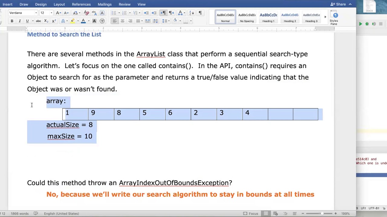 CPSC 220 - WritingAListClass part6 - size() method - YouTube
