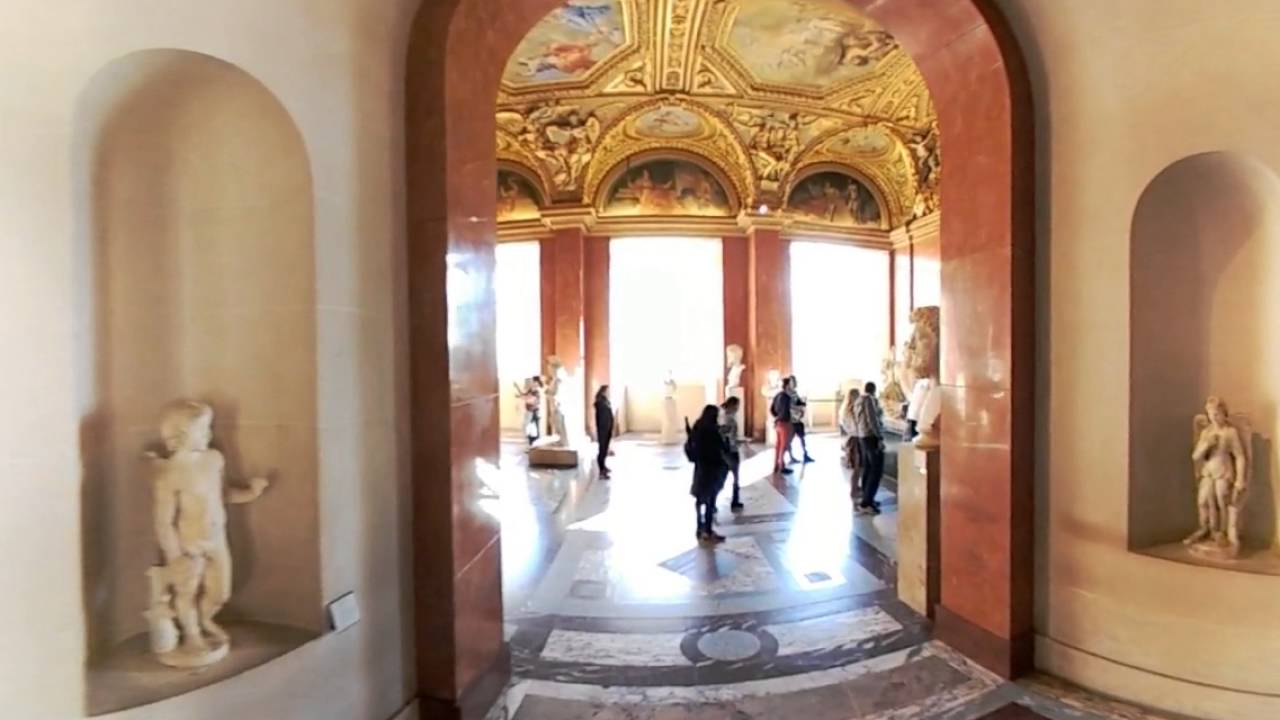 Louvre Museum VR 360 View - Anne of Austria Apartments - Paris, France ...