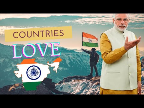 Top 10 Countries That Love India 🇮🇳 ️🔥 #india #love #countries - YouTube