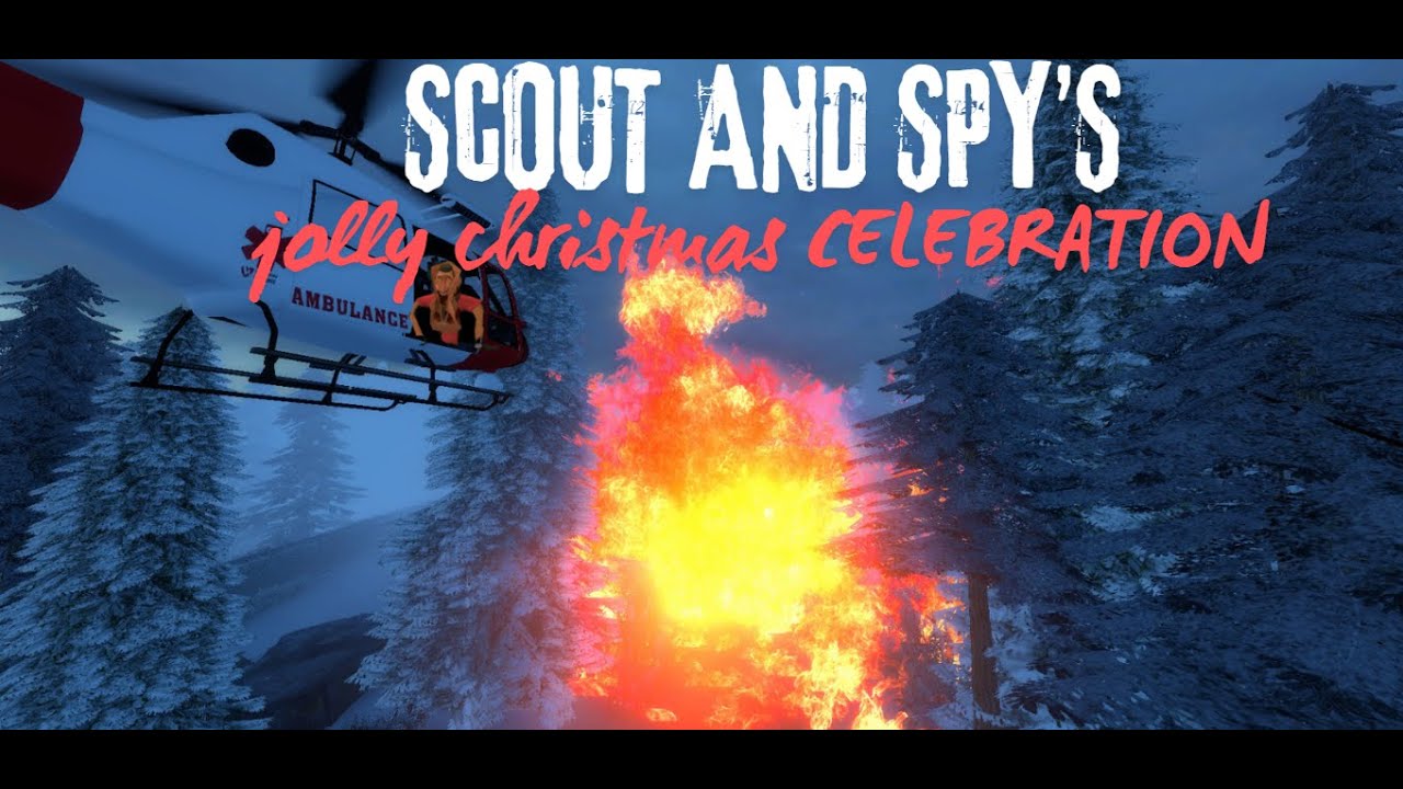 scout almost dies 2 times at the christmas celebration - YouTube