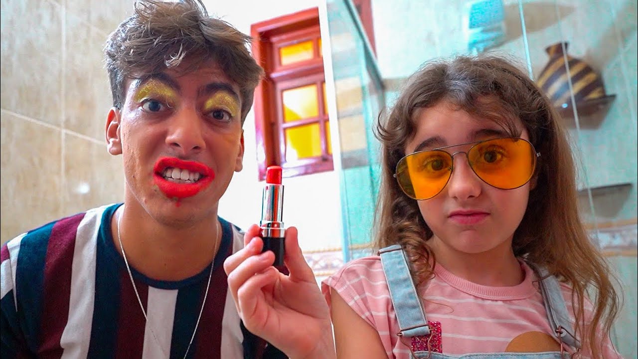 Deixei Uma CrianÇa De 9 Anos Me Maquiar Youtube