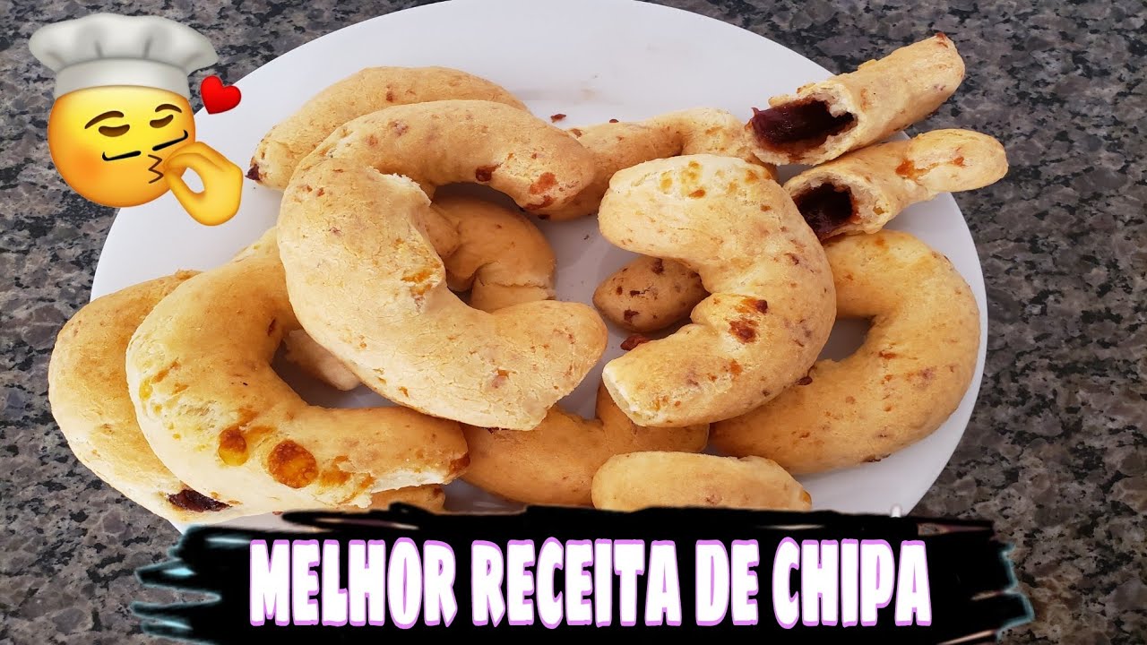 RECEITA DE CHIPA RECHEADA COM GOIABADA - YouTube