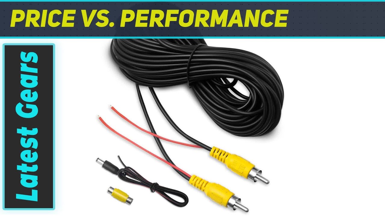 LBW Premium Backup Camera RCA Video Cable: Enhance Your Car's Rear View ...
