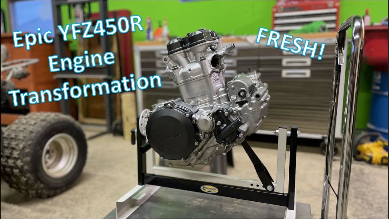 YFZ450R XC Race Quad Build Part 3: Engine Rebuild & Transformation ...
