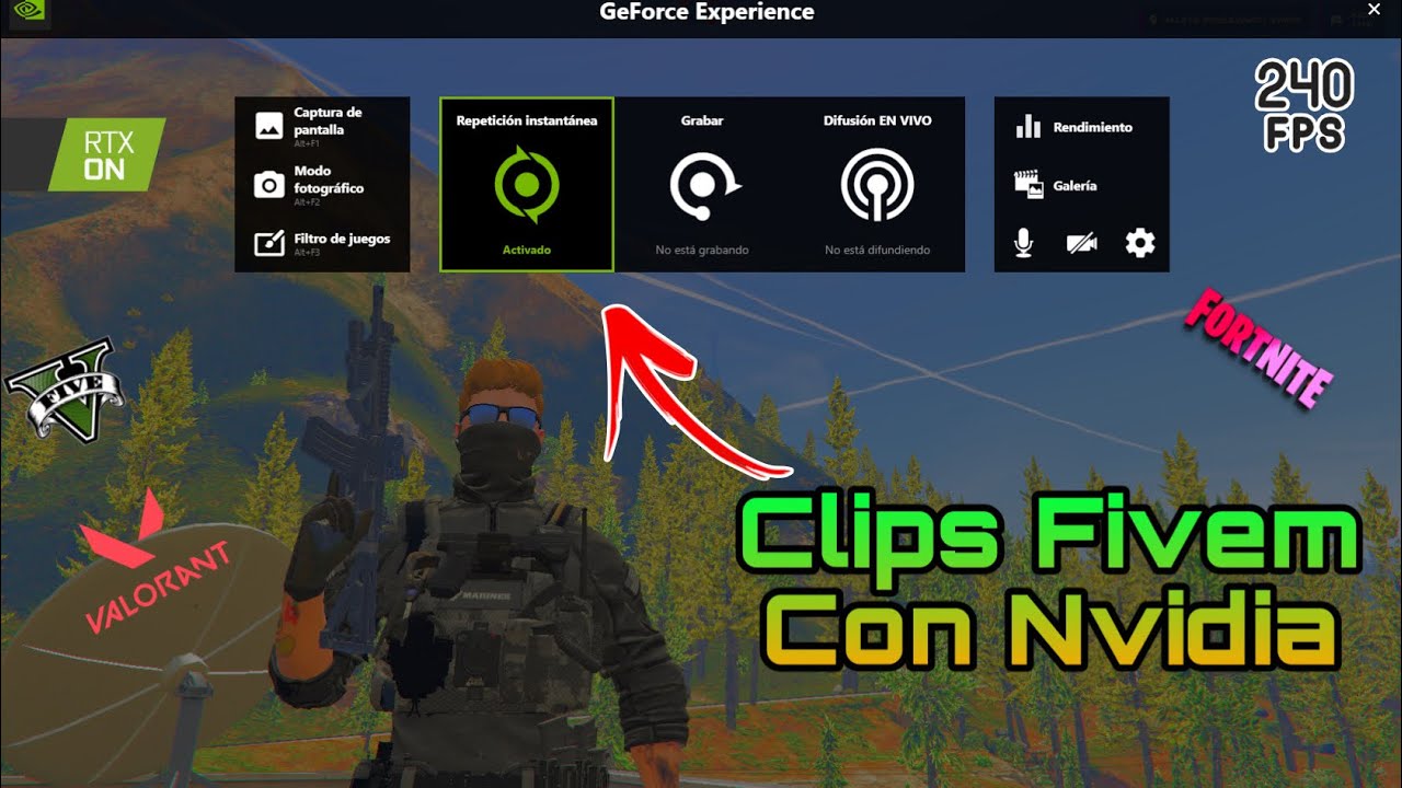 🔰COMO ACTIVA GEFORCE EN FIVEM SIN PERDER FPS | CLIPS CON NVIDIA FIVEM ...