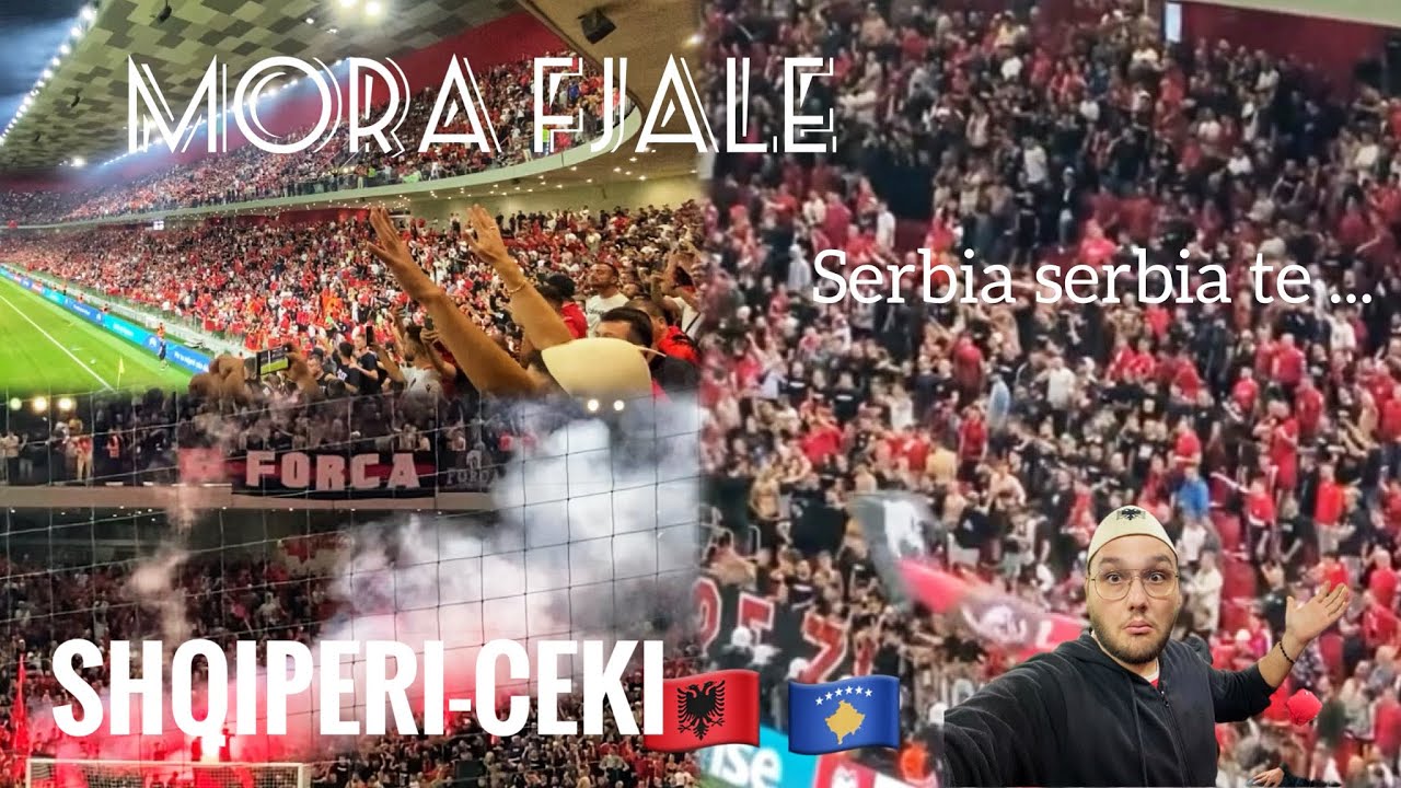 Shqiperi -Ceki 3-0 "Mora fjale" oshetin ne Stadium.Super Goli I Asanit ...