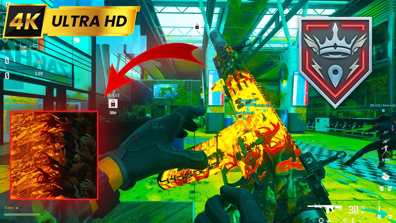 M4 INFERNO | ANIMATED INFERNO CAMO | Modern Warfare 3 Multiplayer ...