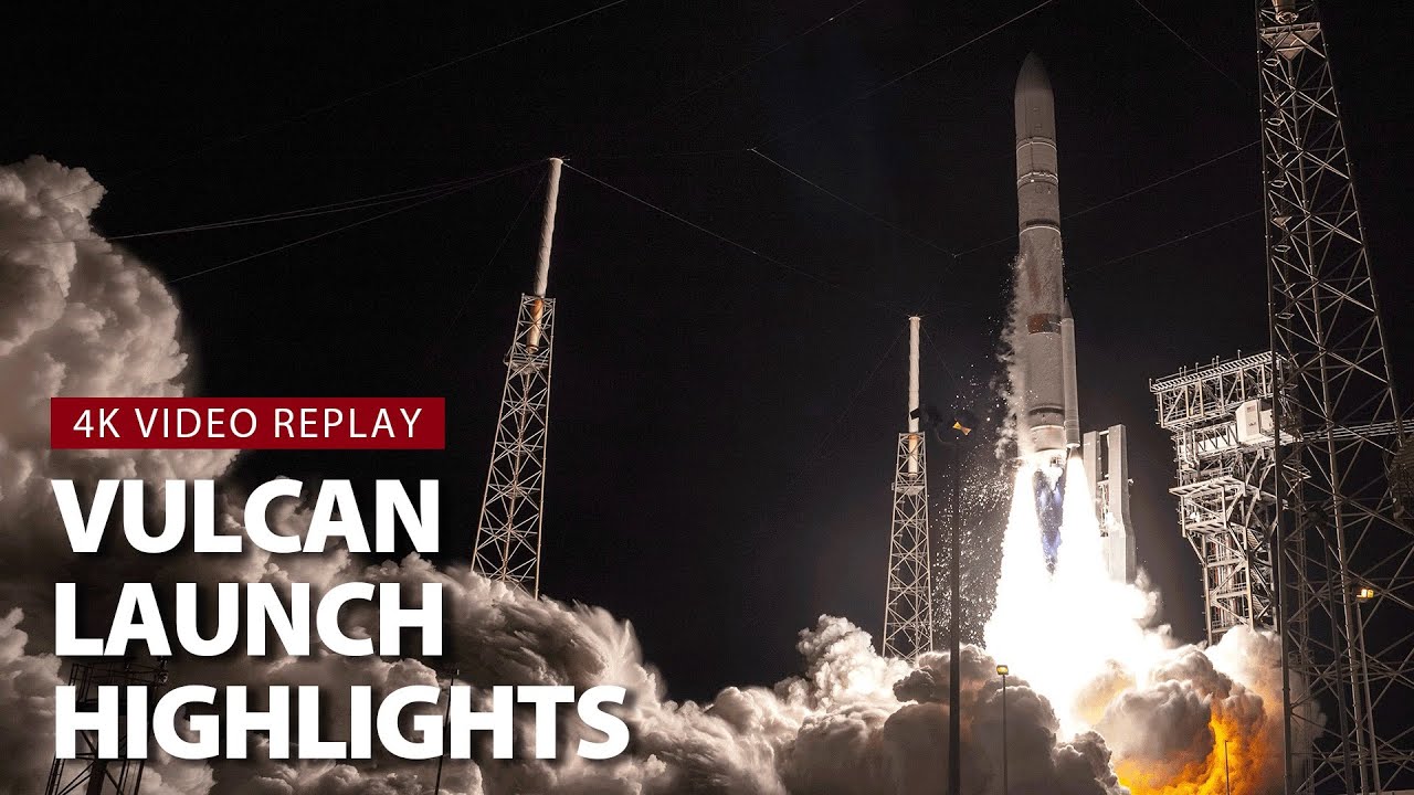 ULA Vulcan Rocket First Flight - 4K launch replay - YouTube