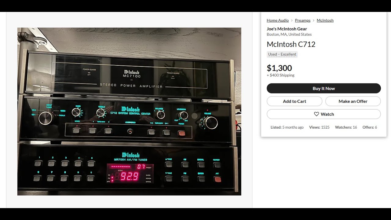 c712 mcintosh - YouTube