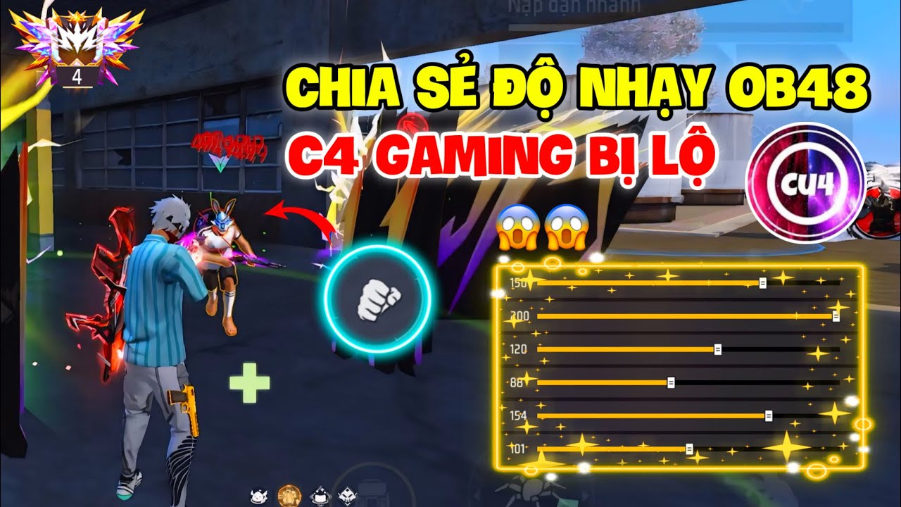 Free Fire - Chia Sẻ Độ Nhạy OB48 Của C4 Gaming Kéo Tâm Full Đỏ Mà Nhiều ...