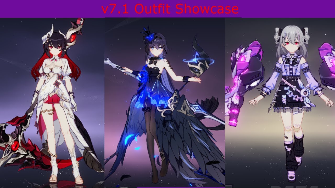 7.1 Beta New Outfits Showcase - YouTube
