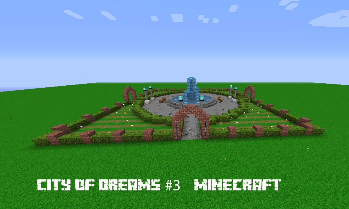 MINECRAFT CITY OF DREAMS#3 PRAÇA CENTRAL - YouTube