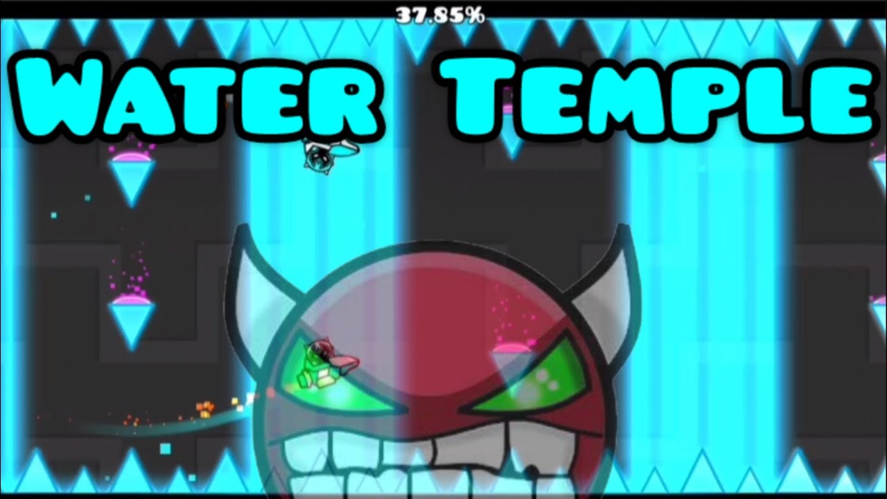 Water Temple 100% Hard Demon (Geometry dash) - YouTube