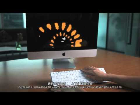 Rapoo E9070 Wireless Ultra-Slim Keyboard - YouTube