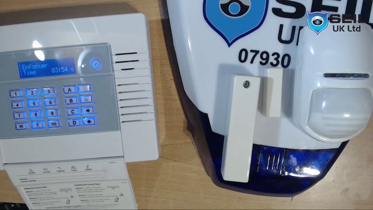 How to connect | program external bell with pyronix enforcer kit1 part5 ...