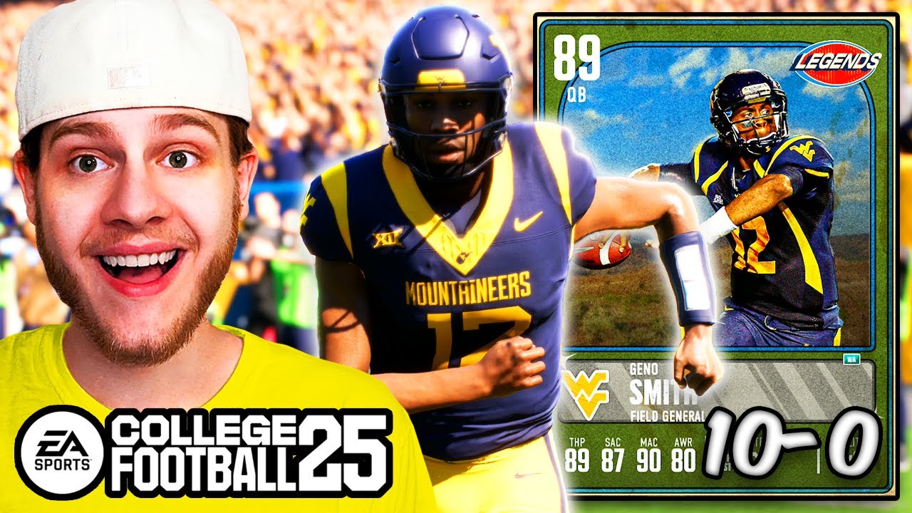 *NEW* QB1 Geno Smith CLUTCHES 10-0 Gauntlet Run? College Football 25 ...