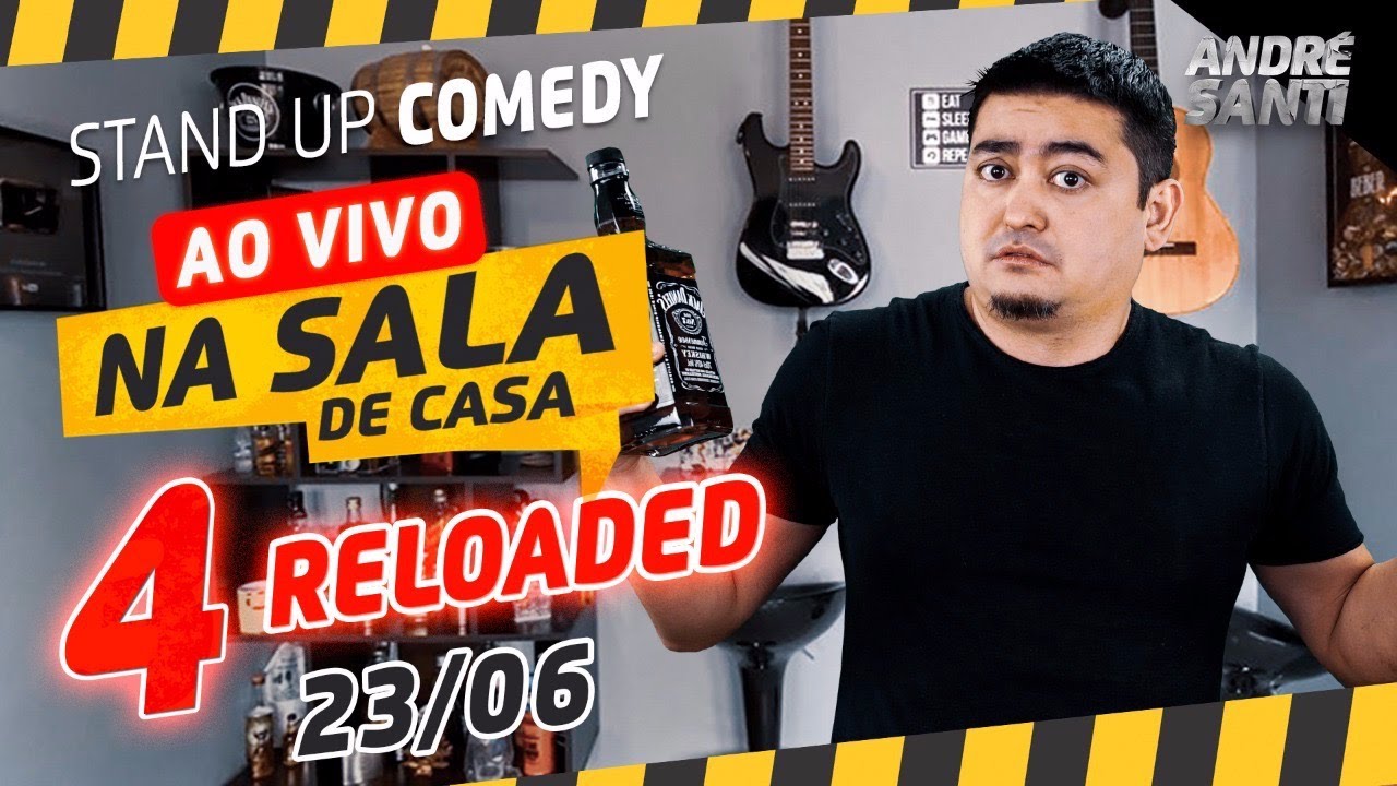 AO VIVO DA SALA DE CASA 4 | André Santi | Stand Up Comedy Live - YouTube