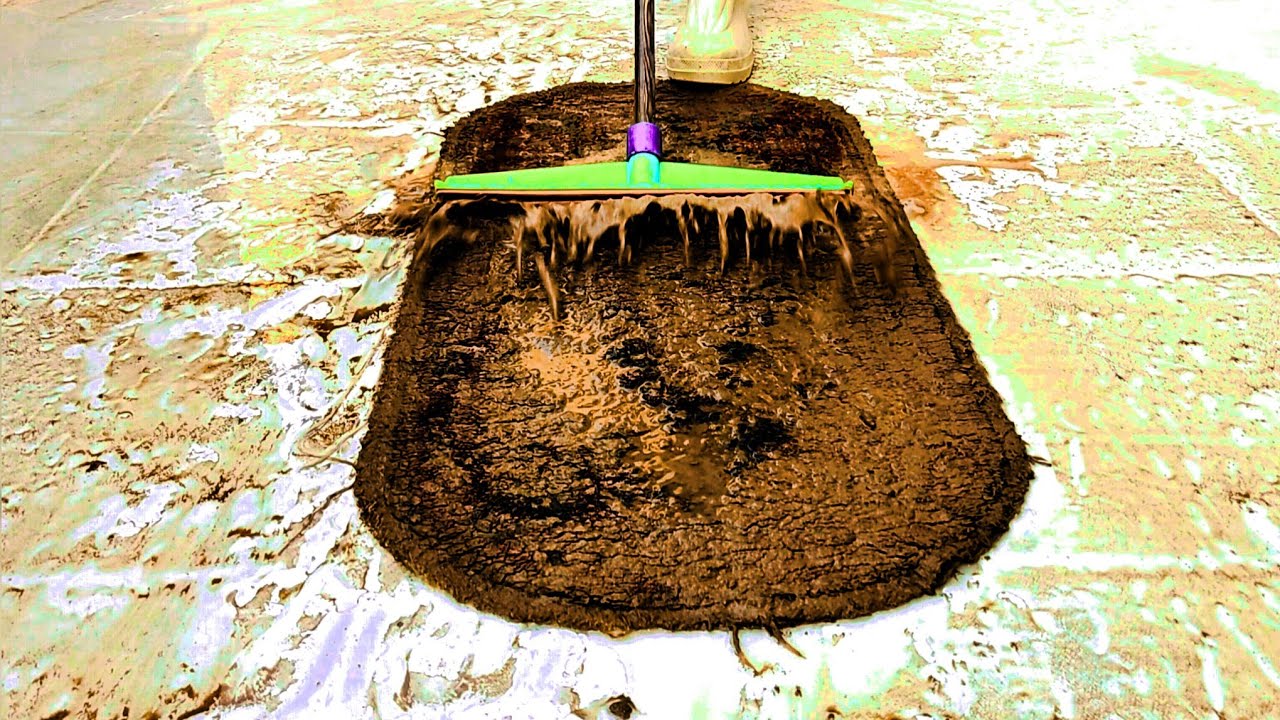 This rug is so fun to look at! | Satisfactory carpet cleaning - YouTube