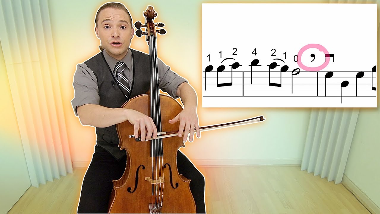 How to Play King William's March on Cello | Baroque Cello Lessons - YouTube
