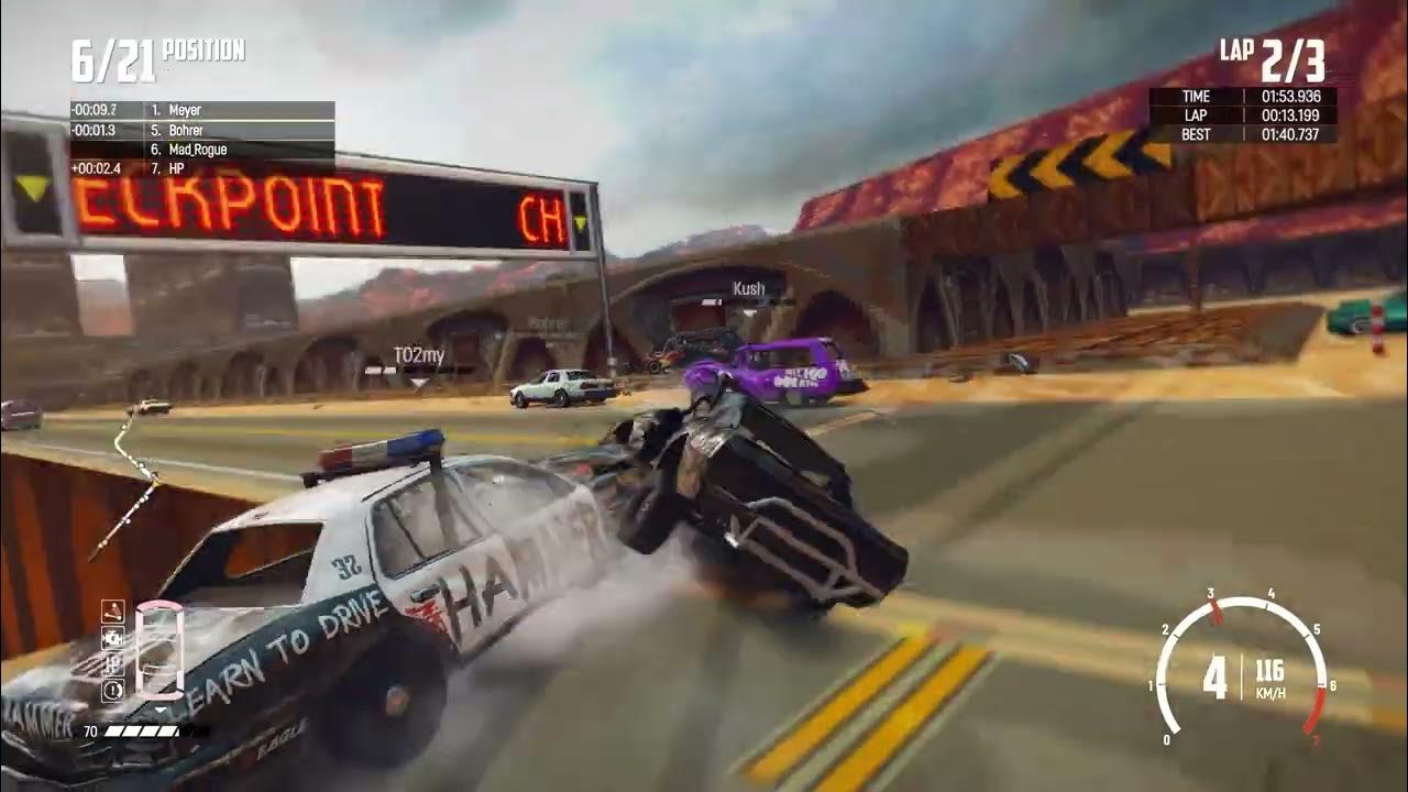 WRECKFEST Multiplayer Crashes Compilation #4 - YouTube