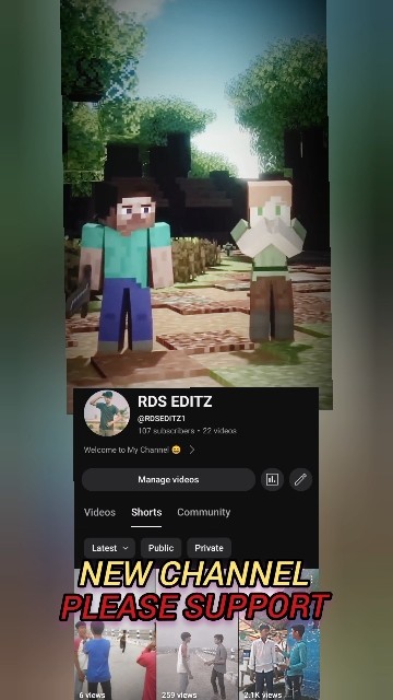 Hello guys today I made a Minecraft VideoHope you like it! - YouTube