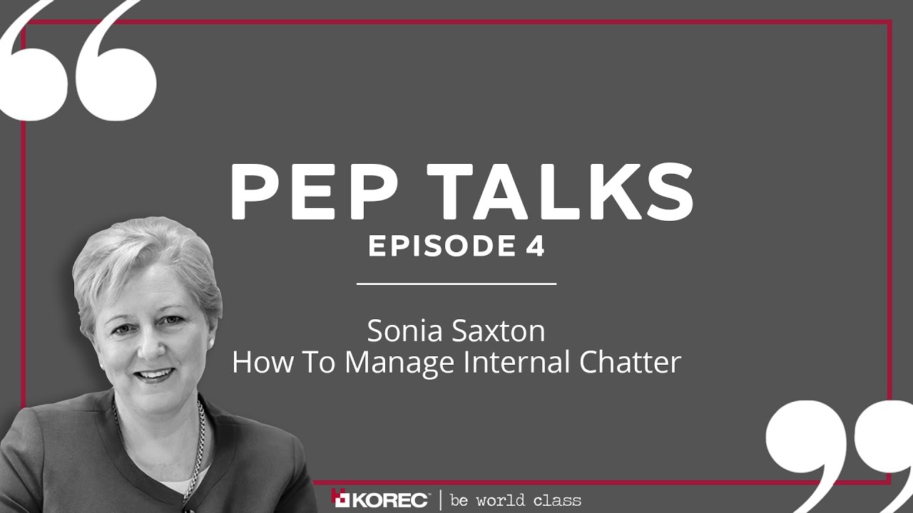 How To Manage Internal Chatter | Pep Talks Ep. 4 - YouTube