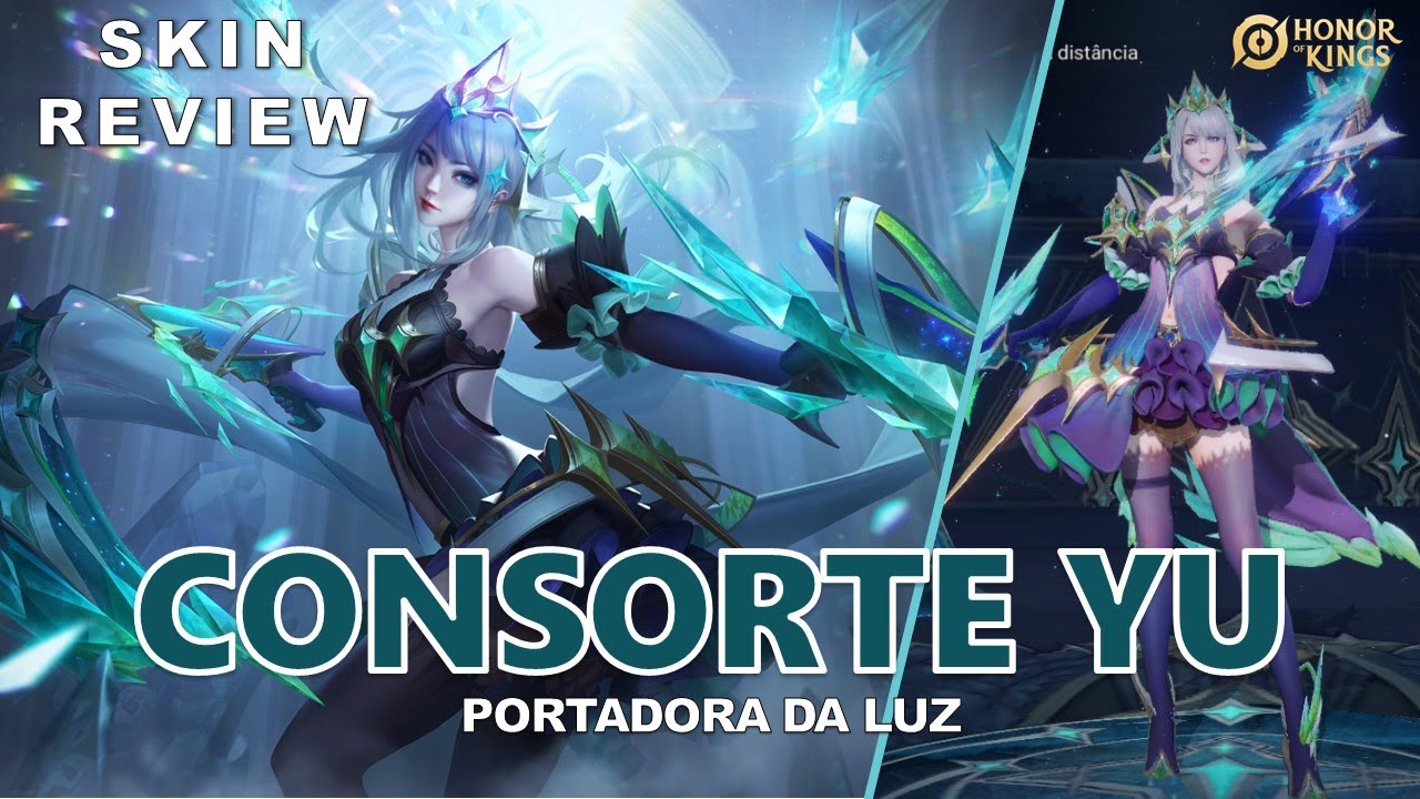SKIN DE NOBREZA 10 DA CONSORTE YU - PORTADORA DA LUZ NO HONOR OF KINGS ...
