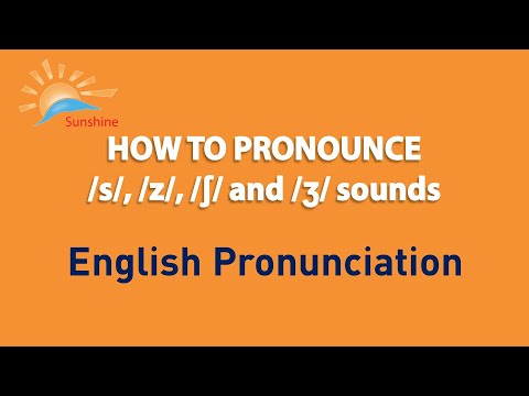 How to pronounce /s/, /z/, /ʃ/ and /ʒ/ sounds | English Pronunciation ...