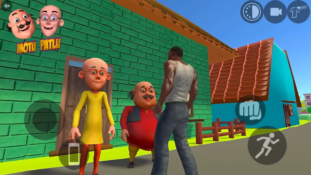 Franklin Meets Motu Patlu In FURFURI NAGAR In Indian Bikes Driving 3D ...