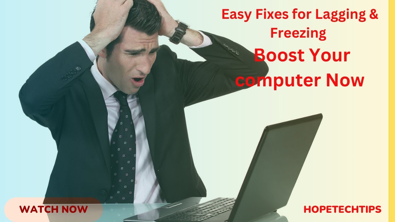 10 Easy Fixes for Lagging & Freezing – Boost Your computer Now! - YouTube
